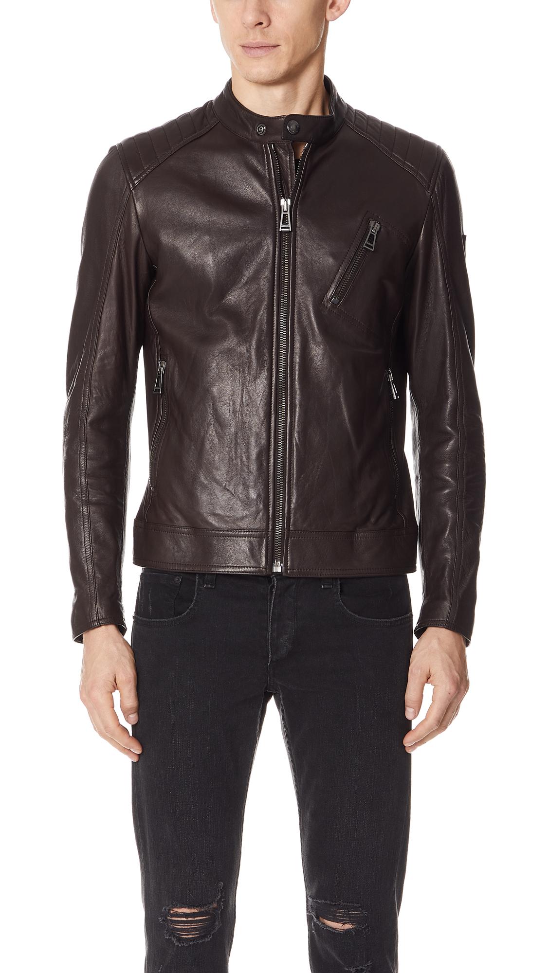 Belstaff V Racer Jacket In Dark Brown | ModeSens