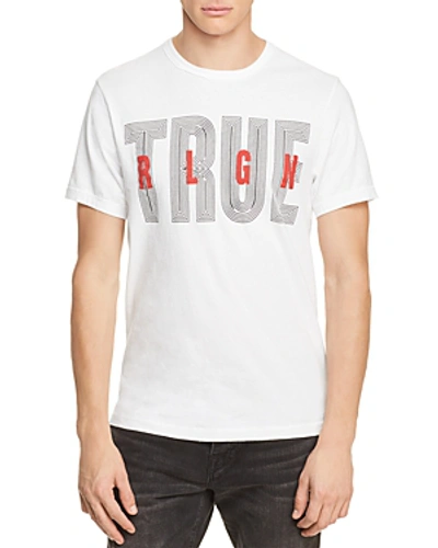 True Religion True Rlgn Logo Graphic T-shirt In White | ModeSens