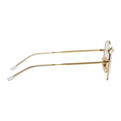 Ray Ban Gold Icons Round Glasses | ModeSens