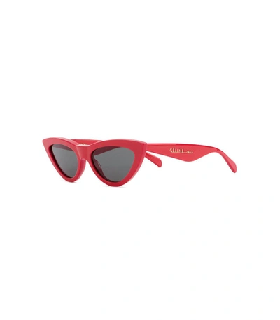 Celine Red Cat Eye Sunglasses | ModeSens