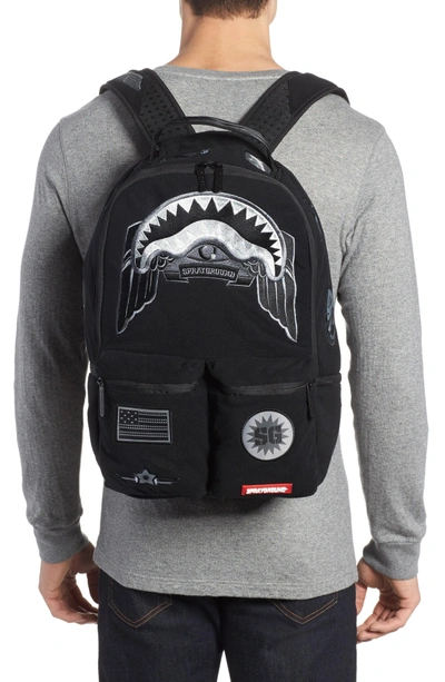 Sprayground Ghost Army Patches Backpack - Black | ModeSens