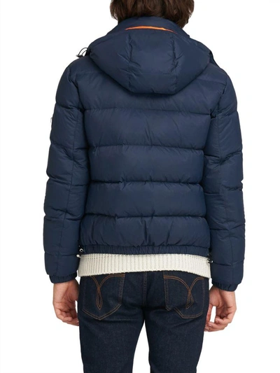 Versace Gianni Navy Quilted Jacket | ModeSens
