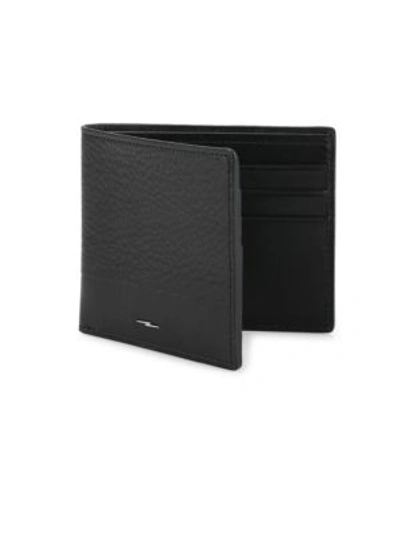 Shinola Bolt Leather Bifold Wallet In Black | ModeSens