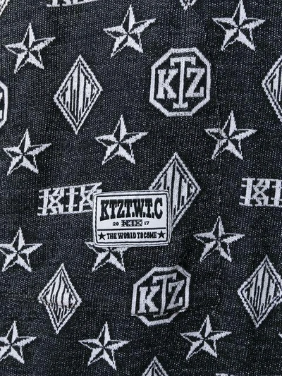 Ktz Logo Embroidered Sweater Dress In Black | ModeSens