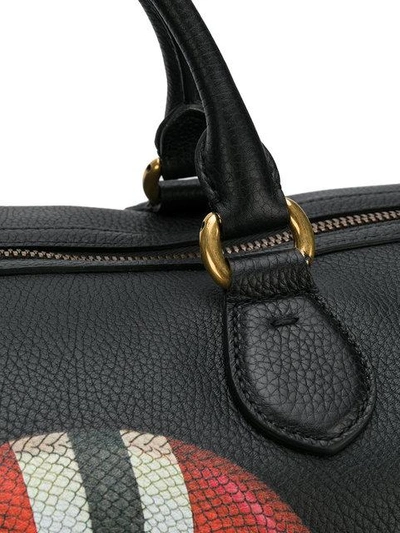 Gucci Men's King Snake-print Duffel Bag In Black | ModeSens