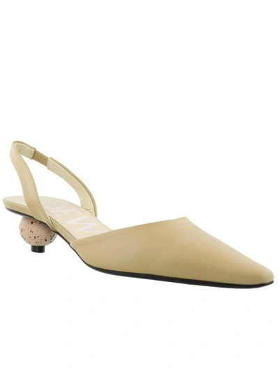 Loewe Egg Heel Slingback In Beige | ModeSens