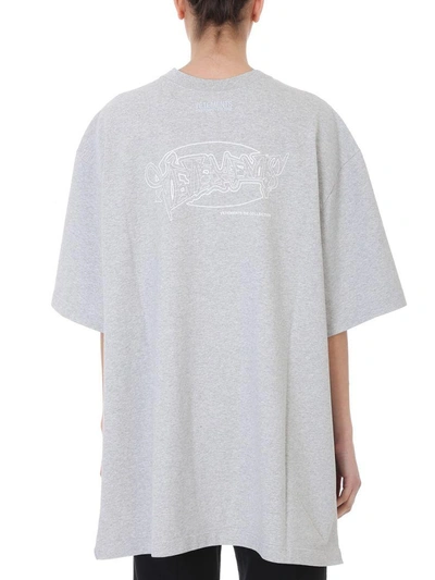 Vetements Open Side T-shirt In Grey | ModeSens