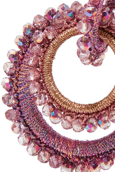 Bibi Marini Mini Sundrop Bead And Silk Earrings In Pink | ModeSens