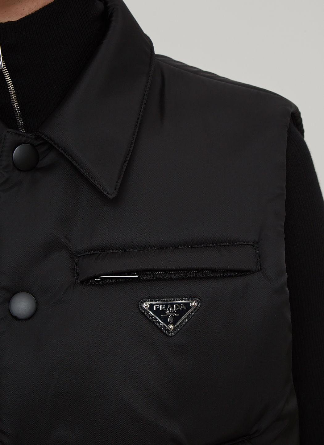 Prada Nylon Padded Vest In Black | ModeSens