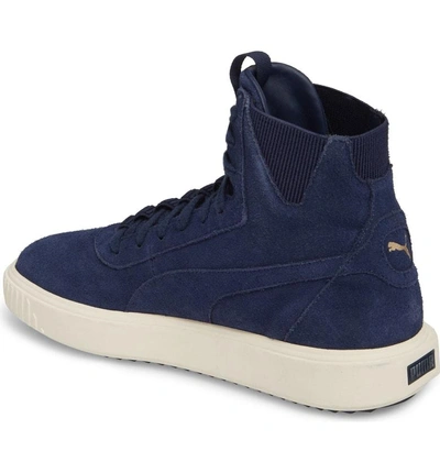 Puma Breaker High Top Sneaker In Blue/ White | ModeSens