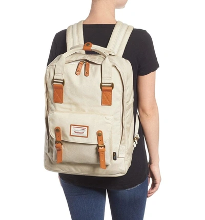 Doughnut Macaroon Large Cordura Water Repellent Backpack - Ivory In ...