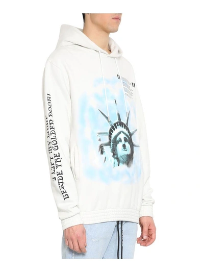 Off-white Over Statue Of Liberty Sweatshirt Hoodie In White | ModeSens