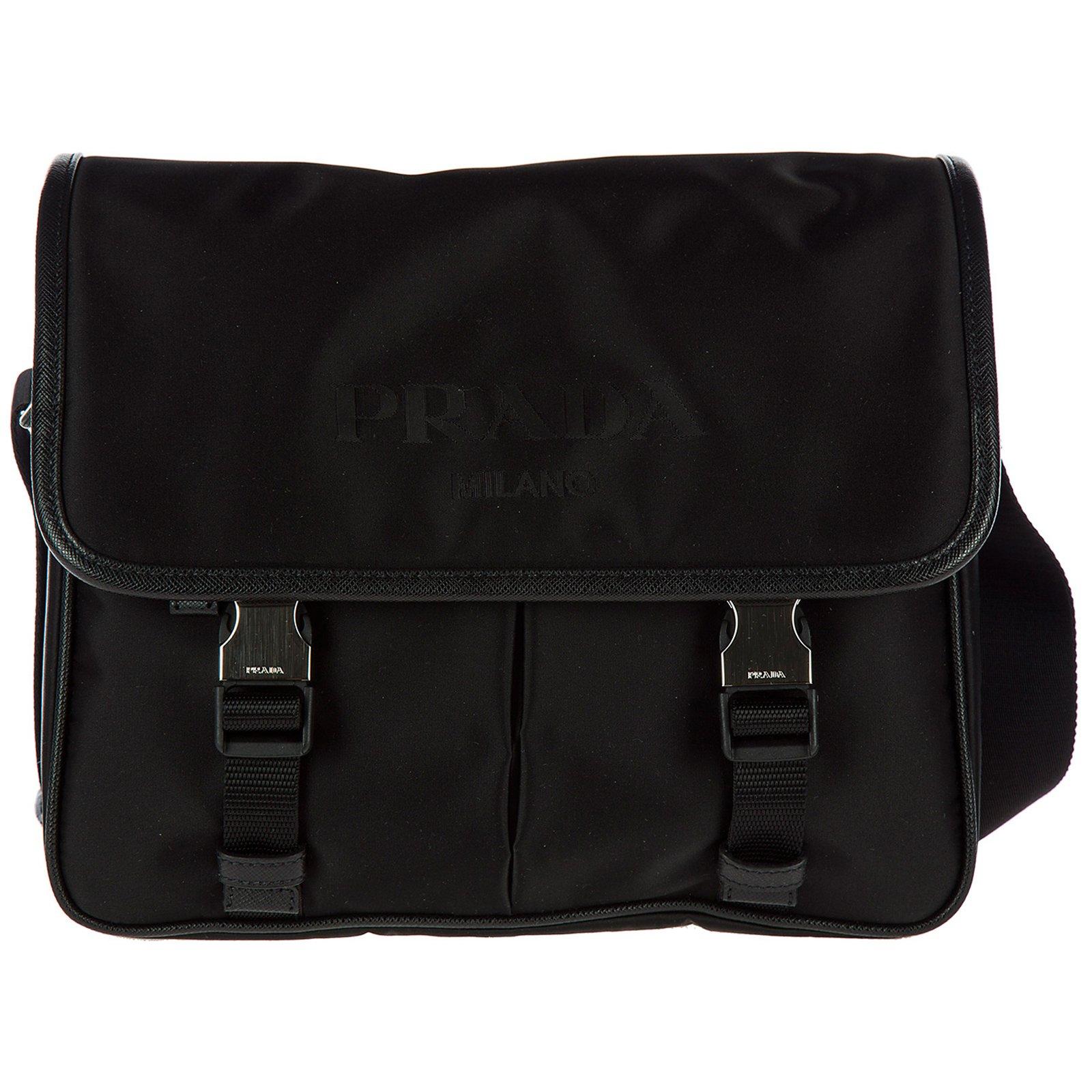 Prada Small Messenger Bag Nylon Handbags | Paul Smith