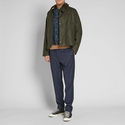 Barbour X Engineered Garments Graham Wax Jacket In Green | ModeSens