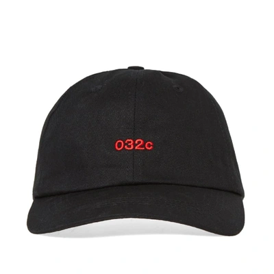 032c Classic Embroidered Logo Cap In Black | ModeSens