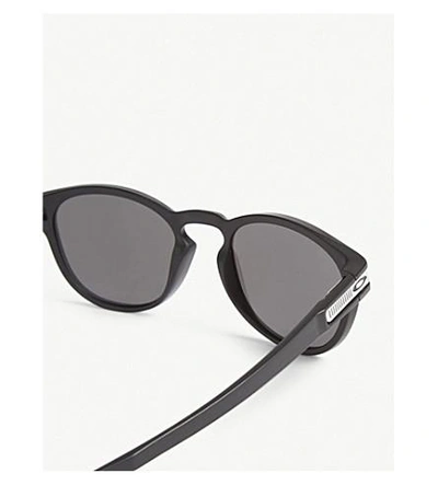 Oakley Latch Oval Sunglasses In Black | ModeSens