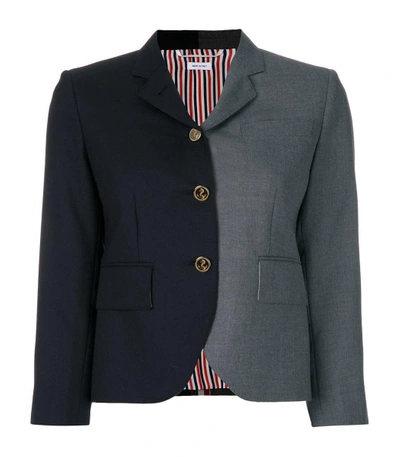 Thom Browne Classic Rwb Funmix Blazer In Grey | ModeSens