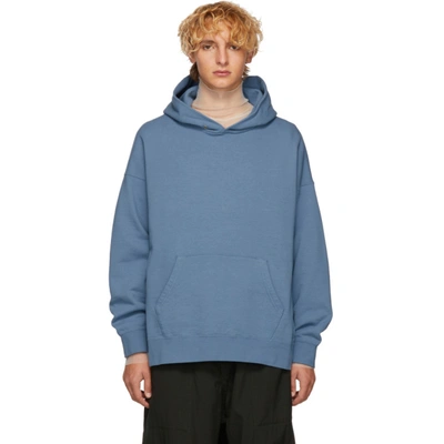 Visvim Blue Jumbo Hoodie | ModeSens