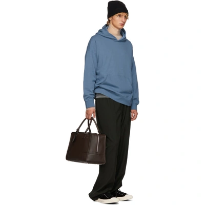 Visvim Blue Jumbo Hoodie | ModeSens