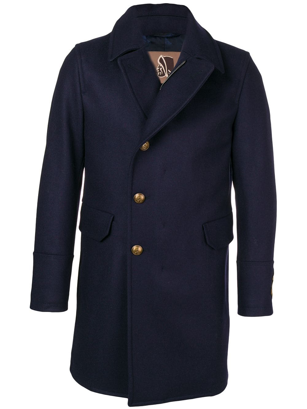 Sealup Single-breasted Coat - Blue | ModeSens