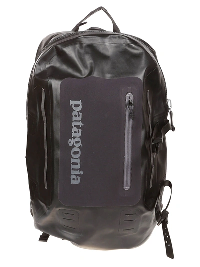 Patagonia Logo Patch Backpack In Blk | ModeSens