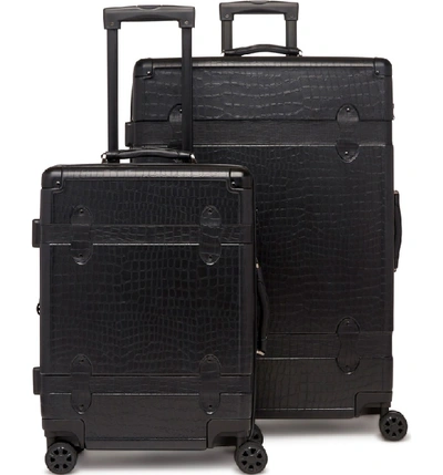 Calpak 20-inch & 28-inch Trunk Rolling Luggage Set In Noir | ModeSens
