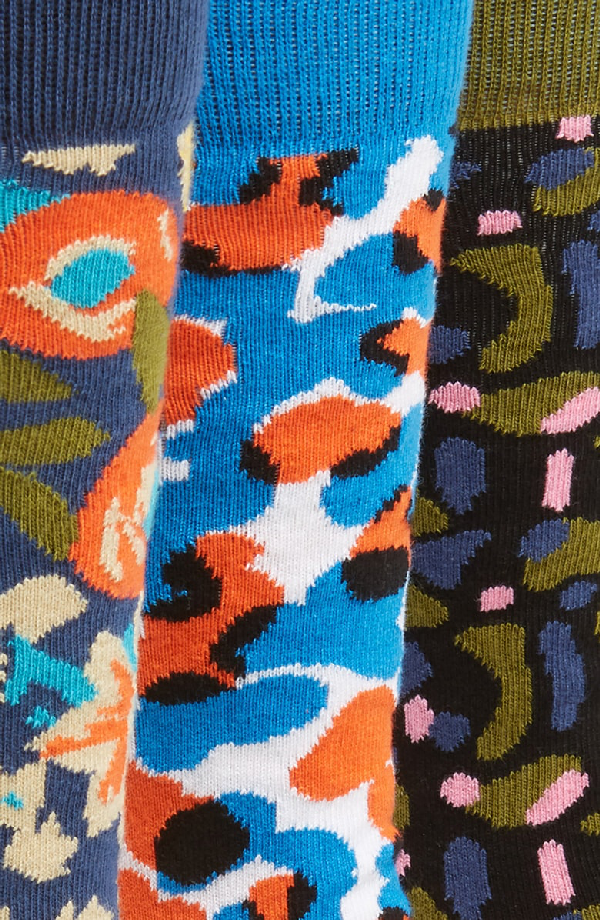 Happy Socks Wiz Khalifa 3-pack Socks Boxed Set In Blue Multi | ModeSens