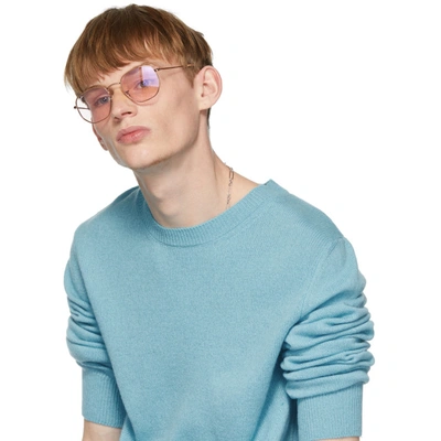 Ray Ban Ray-ban Copper And Pink Hexagonal Evolve Sunglasses In ...