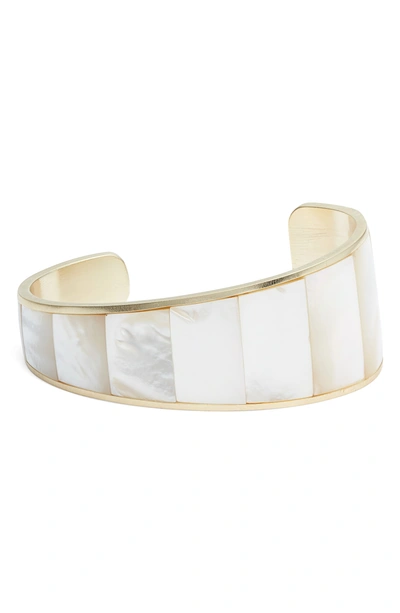 Kendra Scott Tenley Cuff Bracelet In Mother-of-pearl In Ivory Mother Of ...