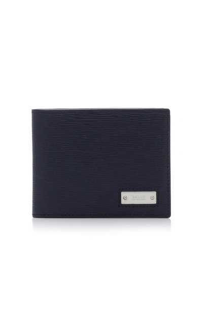 Bally Bevye Calfskin 6cc Wallet In Navy | ModeSens