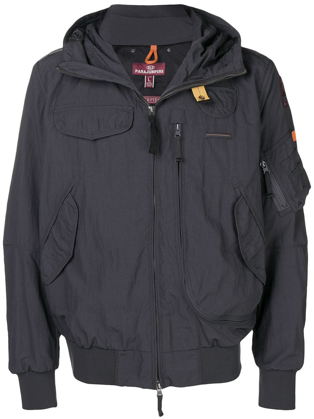 Parajumpers Hooded Bomber Jacket In Blue | ModeSens