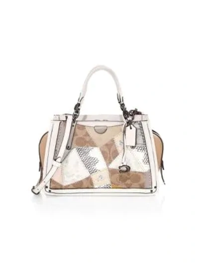 Coach Dreamer Signature Patchwork Leather Top Handle Bag In Multi ...