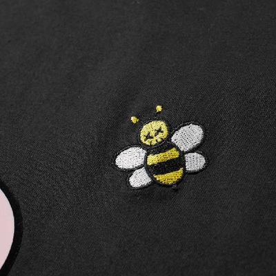 Dior Homme X Kaws Print Bee Embroidered Tee In Black | ModeSens