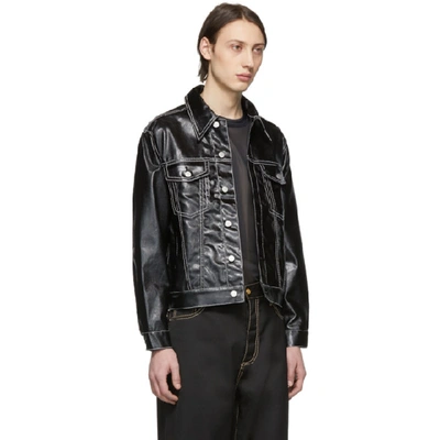 Eytys Buck Tar Coated Denim Jacket In Black | ModeSens
