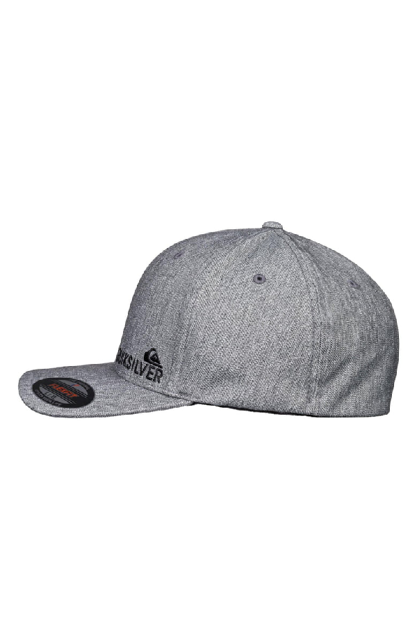 Quiksilver Sidestay Flexfit Ball Cap In Medium Grey Heather | ModeSens