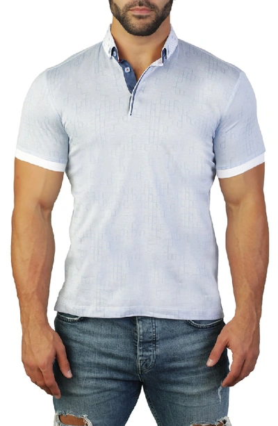 Maceoo Mozartmosaique Regular Fit Polo In Blue | ModeSens