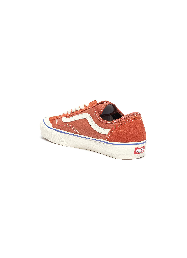 Vans 'salt Wash Style 36 Decon Sf' Suede Panel Canvas Sneakers In Rust ...