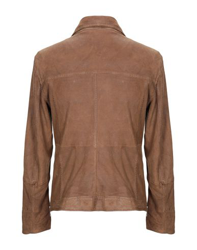 Bully Leather Jacket In Brown | ModeSens
