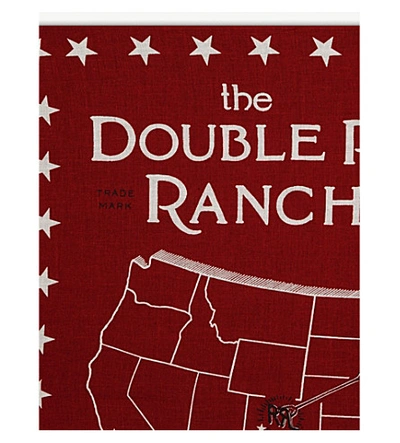 Rrl Ranch Map Cotton Bandana In Turkey Red | ModeSens