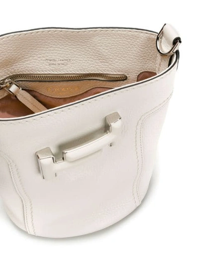 Tod's Double T Mini Bucket Bag In White | ModeSens