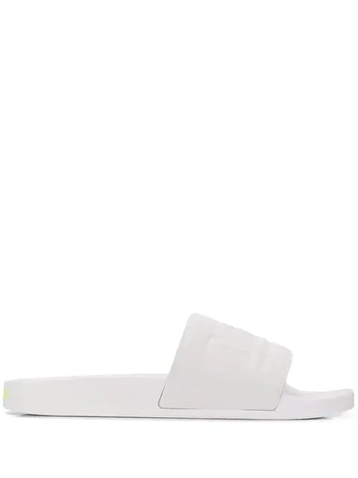 Diesel Sa-valla Sliders In White | ModeSens