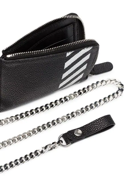 Off White Leather Wallet | semashow.com