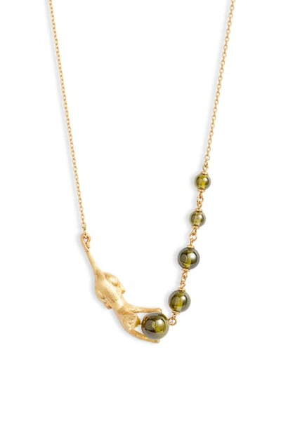 Kate spade house cat necklace store