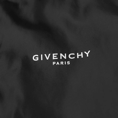 Givenchy Paris Logo Coach Jacket In Black | ModeSens