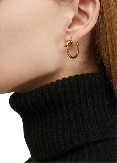 Celine knot hoop earrings store