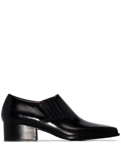 Y/project Block-heel Slip-on Shoes In Black | ModeSens