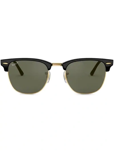 Ray Ban Clubmaster Sunglasses In Black 0rb3016 Modesens