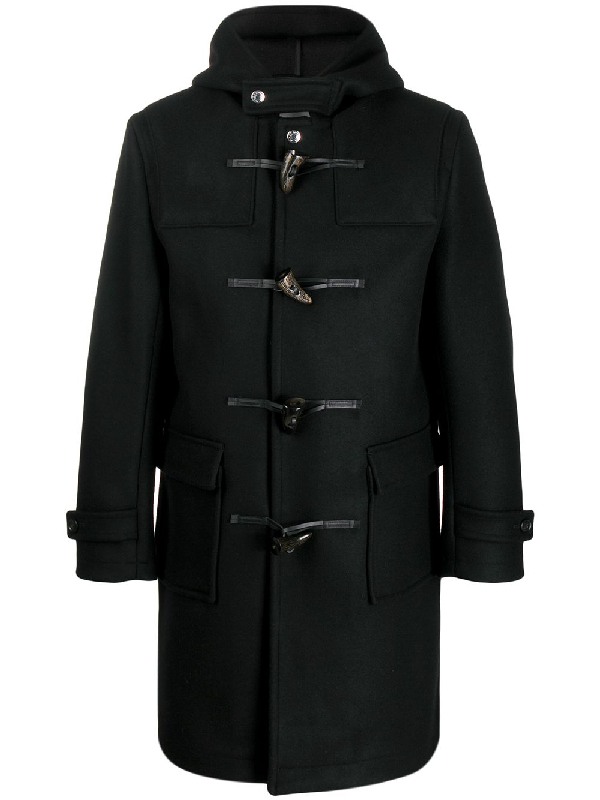 Mackintosh Mid-Length Duffle Coat In Black | ModeSens Mackintosh Mid-Length Duffle Coat In Black | ModeSens