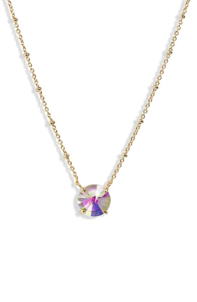 Kendra Scott Jolie Short Pendant Necklace In Gold Dichroic Glass ModeSens
