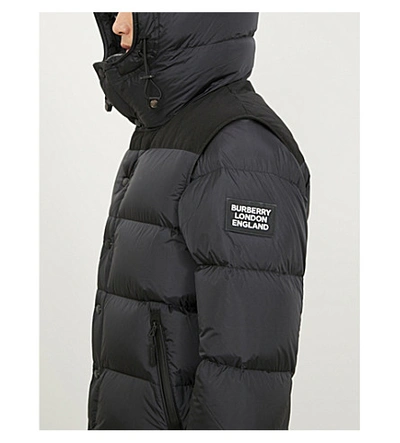 Burberry Men's Lockwell Quilted Puffer Jacket W/ Signature Check Trim ...